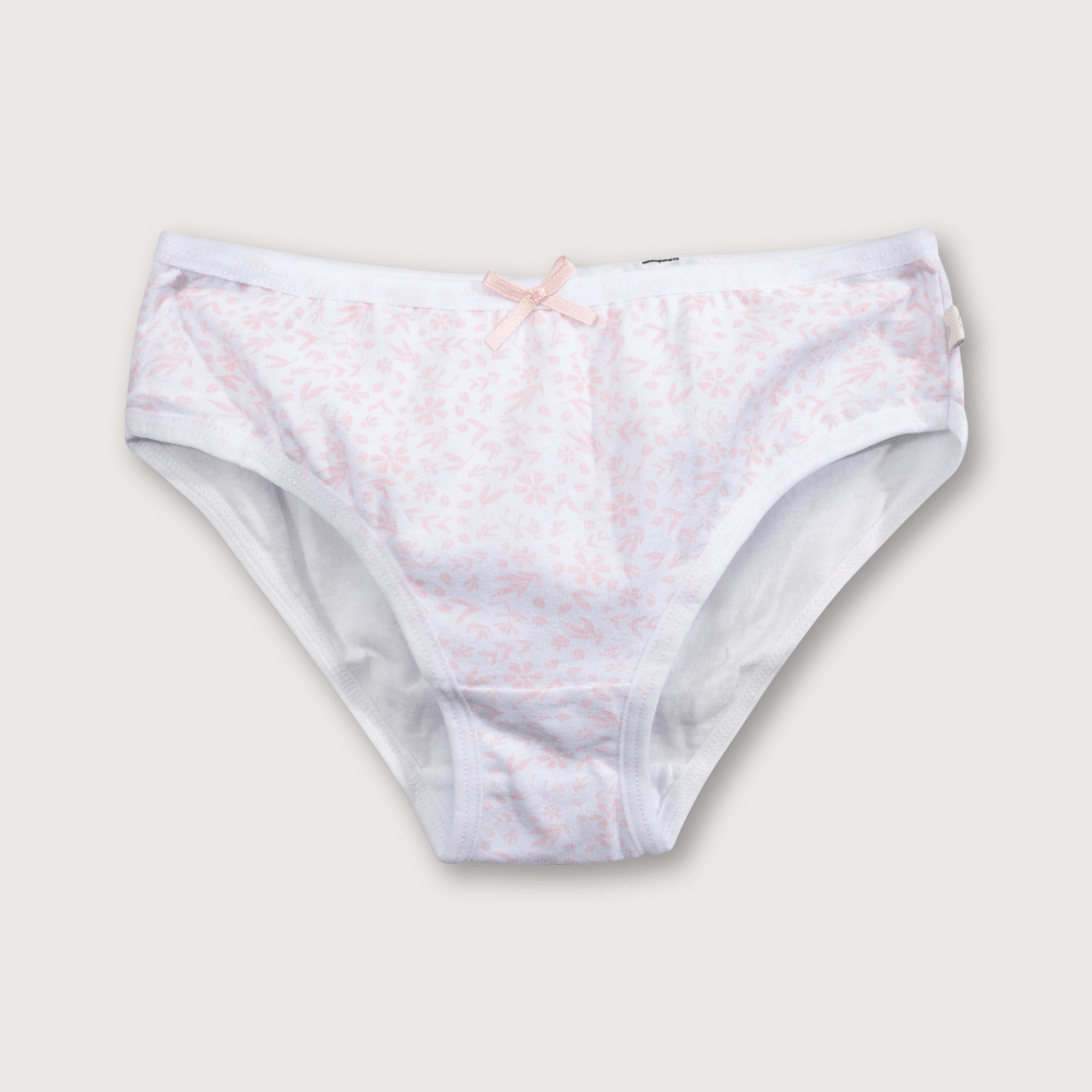 Set de calzones con print, rosa y blanco para Niña - Opaline